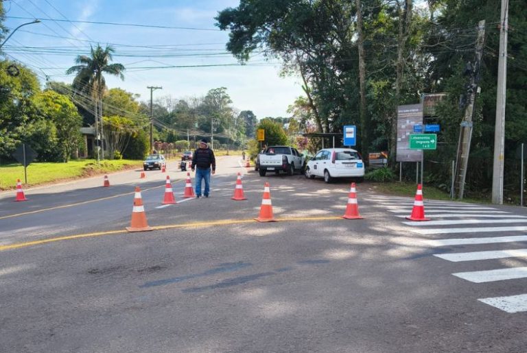 Intervenção altera trânsito no acesso a Linha Santa Cruz